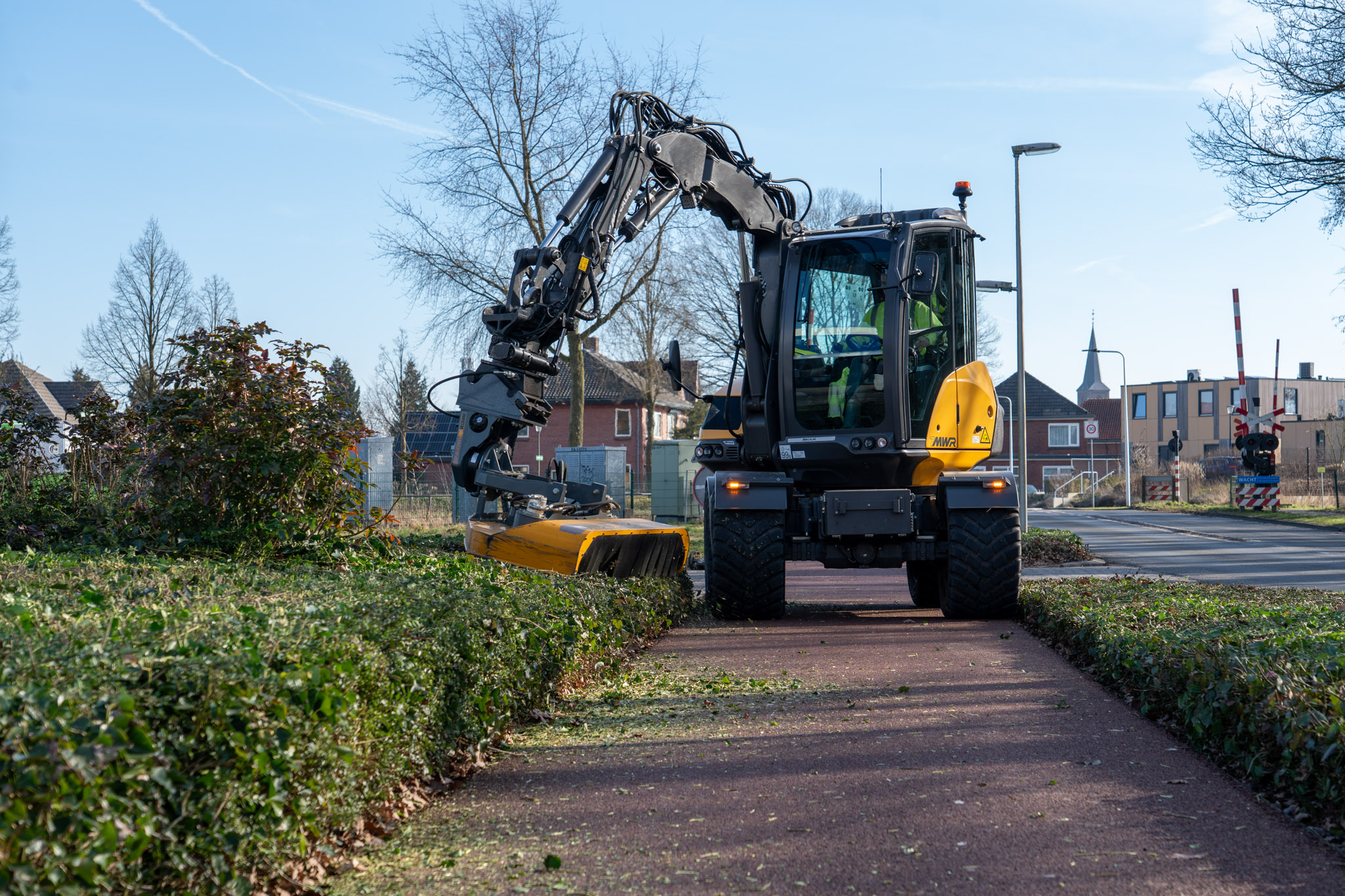 Mecalac 7MWR mit Freischneider | Ahlmann
