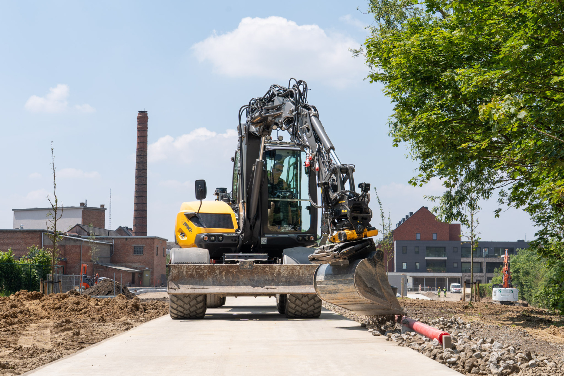 Mecalac Wheeled Excavators | Ahlmann